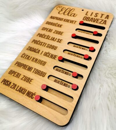 to do lista - lista dječjih obaveza