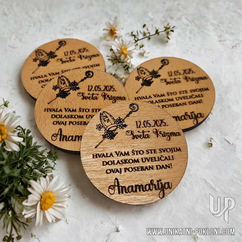 Personalizirani magnetići za svetu krizmu - Unikatni pokloni br. 1 u ...